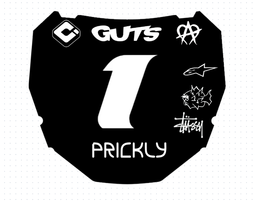 Custom ODI Number Plate Decal – JDCustoms