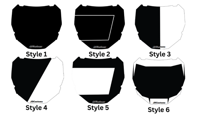 Custom ODI Number Plate Decal – JDCustoms